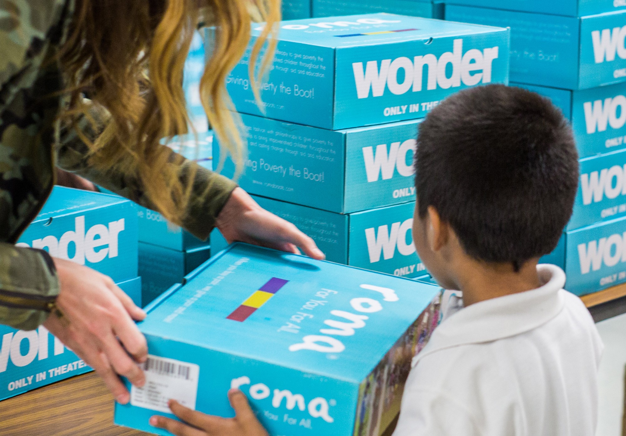 Northwood Retail and ROMA Boots Day of Hope at Jill Stone Elementary ...